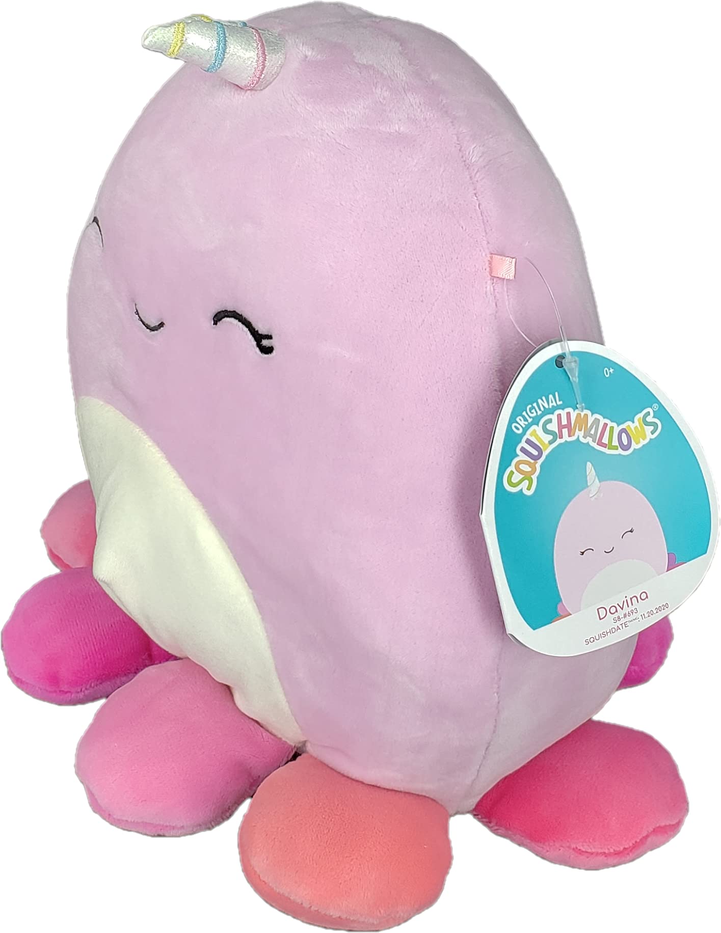 Squishmallow KellyToys - 12 Inch (30cm) - Davina The Sleepy OctoCorn - Sleepy Eyes Squad