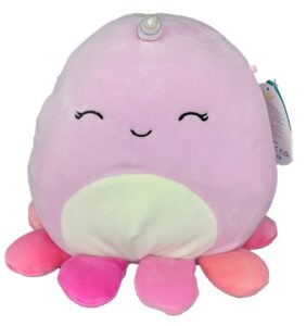 squishmallow kellytoys - 12 inch (30cm) - davina the sleepy octocorn - sleepy eyes squad