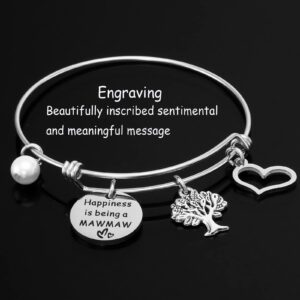 Kivosliviz Mawmaw Gifts Bracelet for Women Future Mammaw Jewelry Promoted to Mamaw Bracelets Expecting Maw Maw Gift First Time New Mawmaw Bracelet