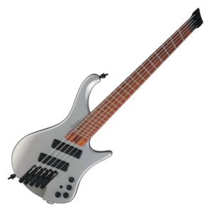 ibanez ehb1005sms ergonomic headless bass 5-string multi scale metallic gray matte