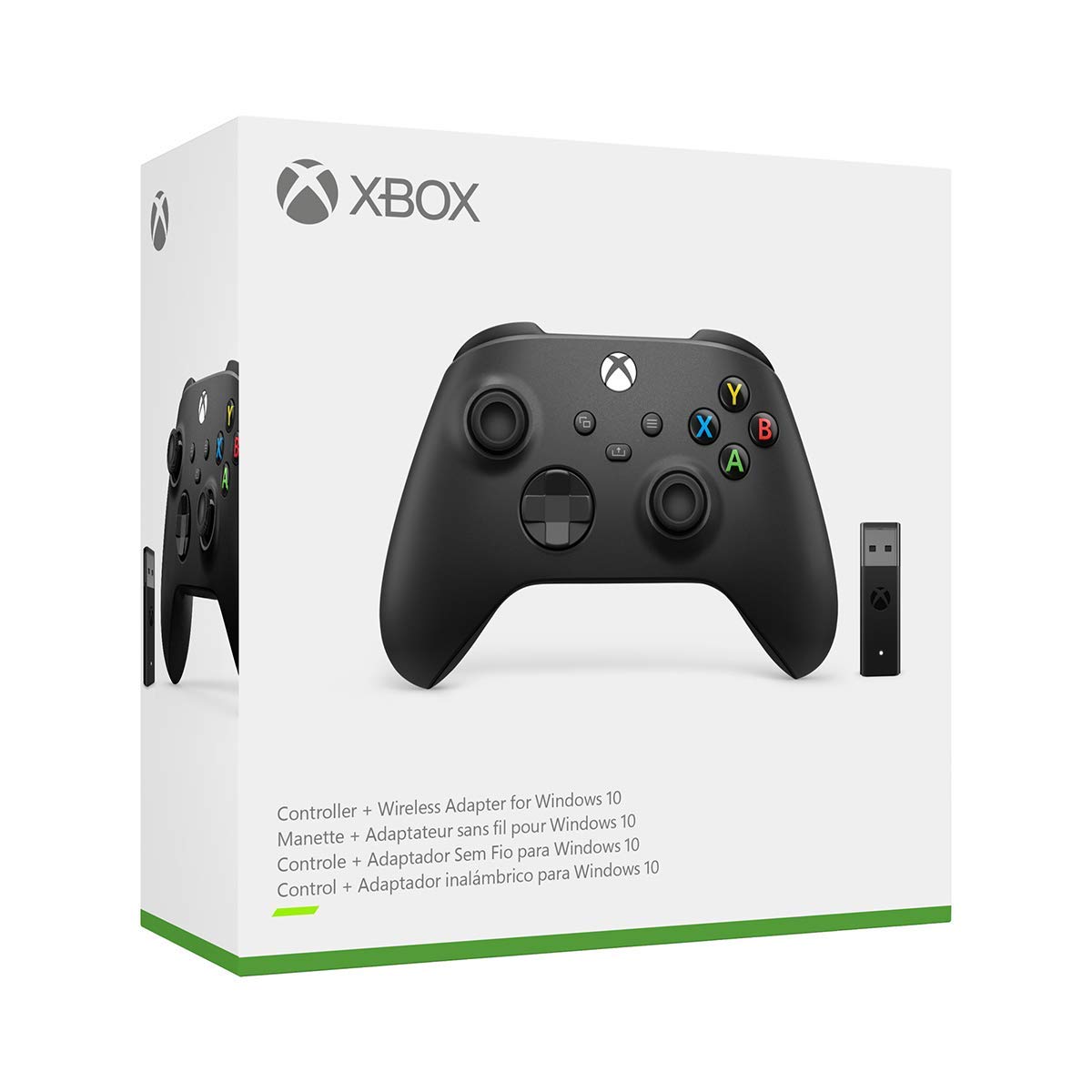 Microsoft Xbox Wireless Controller + Wireless Adapter for Windows 10 - Xbox (Renewed)