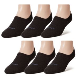 boys non-slip no show reinforced seamless toe active solehugger loafer sock - high-cut black xsmall 6 pairs