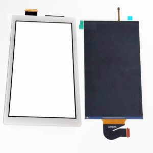 thecoolcube lcd display screen + touch digitizer replacement compatible with nintendo switch lite (2019) (white)