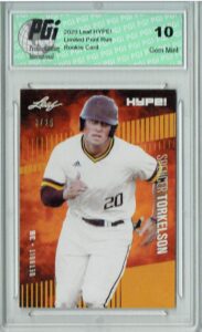 spencer torkelson 2020 leaf hype! #41a gold sp, only 25 made rookie card pgi 10