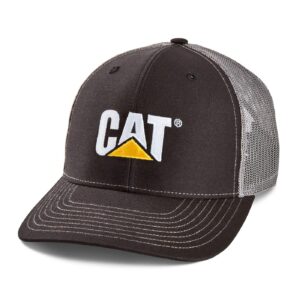 bda caterpillar cat richardson blackmesh snapback hat cap