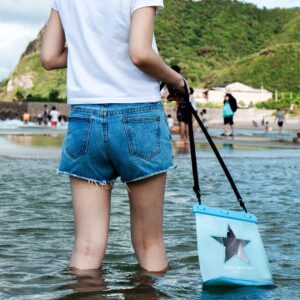 LAQ DESiGN Perspective Waterproof Storage Bag & Double Sided Perspective Dry Bag with Screen Touchable Inter Pocket