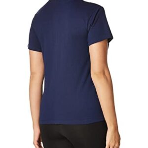 Champion, Classic Short Sleeve T-Shirt, Lightweight Tee for Women, Logo (Plus Size Available), Athletic Navy Script, 4X