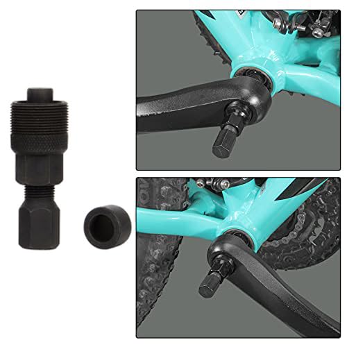 JUPSK Bike Crank Puller, Bicycle Crank Removal Tool Square Crankset Arm Remover Bike Crank Remover Bicycle Crank Extractor