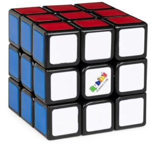 rubik's cube, the original 3x3 cube 3d puzzle fidget cube stress relief fidget toy brain teasers travel games for adults and kids ages 8+