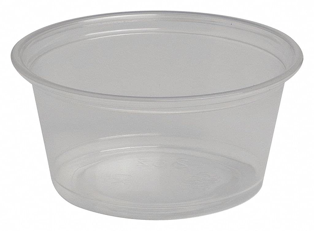 Dixie PP20CLEAR - Portion Cup 2 oz. Plastic Clear PK2400