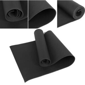 Eeneme 4mm Yoga Mat, Classic Exercise Mat, EVA No-Slip Fitness Mats Lightweight for Men Women Home Gym Yoga Pilates