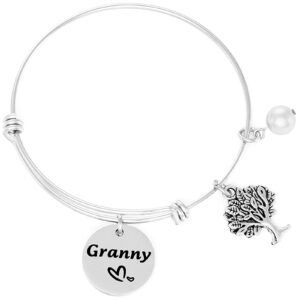 hutimy gifts for granny bracelet granny mothers day gifts granny charm jewelry granny bracelets