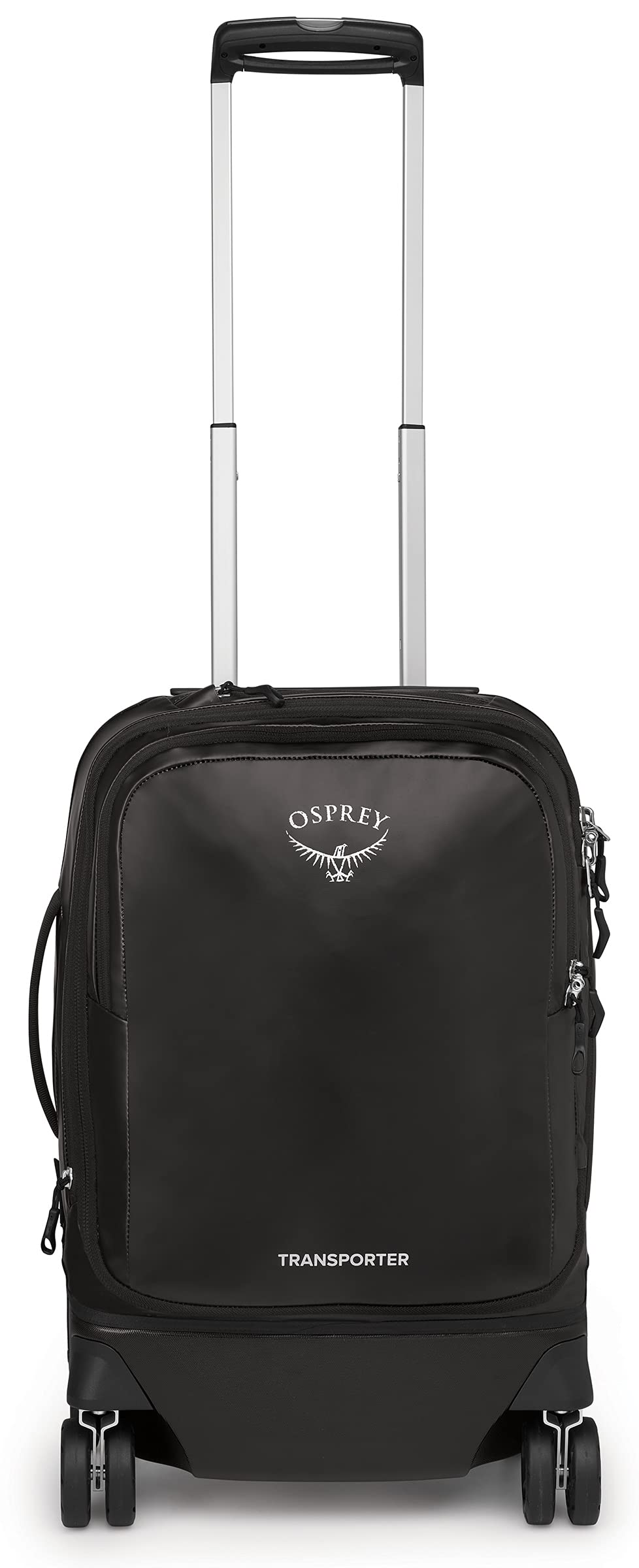 Osprey Transporter Hybrid Carry On Luggage, 4 Spinner Wheels, 22"/36L, Black