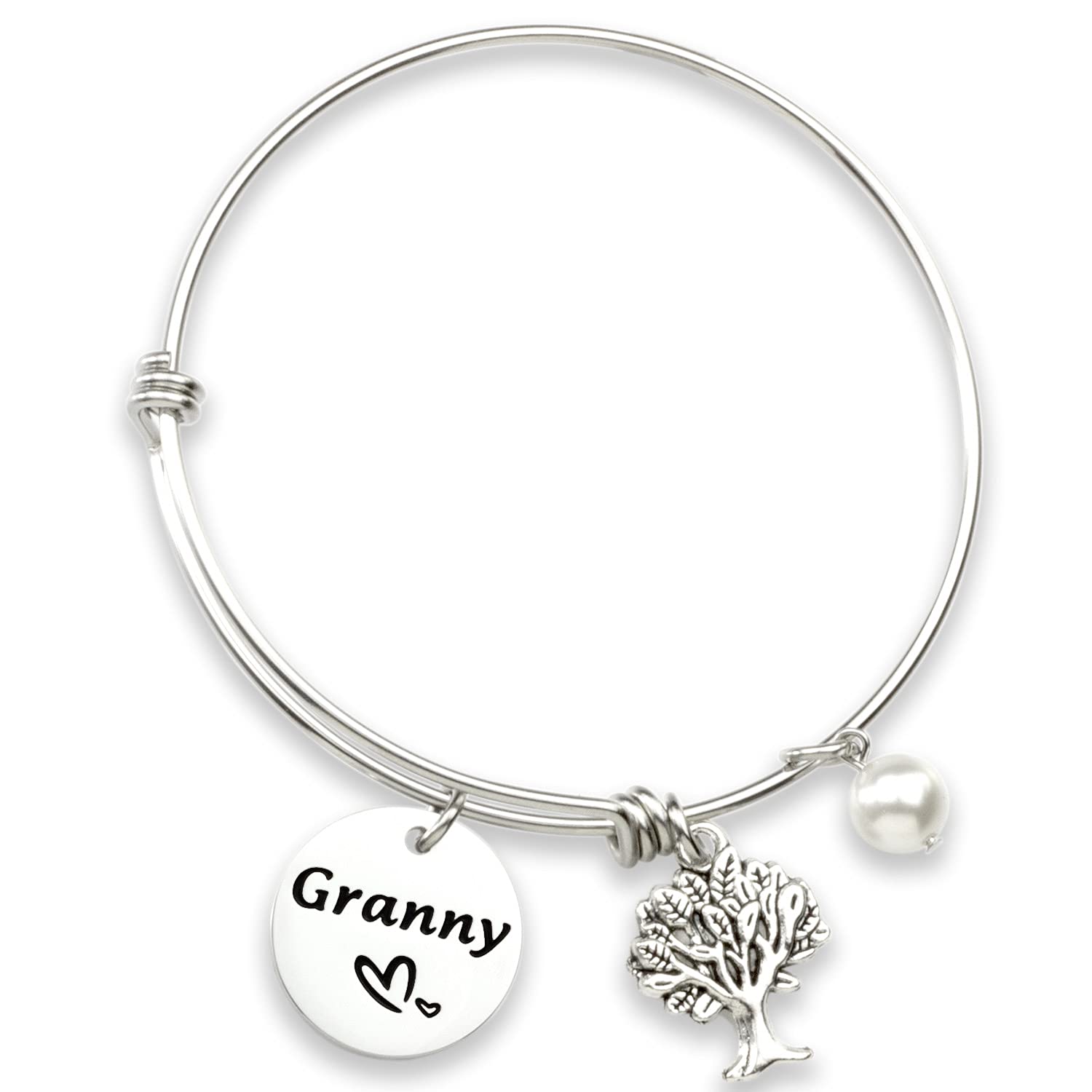 HUTIMY Gifts for Granny Bracelet Granny Mothers Day Gifts Granny Charm Jewelry Granny Bracelets