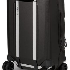 Osprey Transporter Hybrid Carry On Luggage, 4 Spinner Wheels, 22"/36L, Black