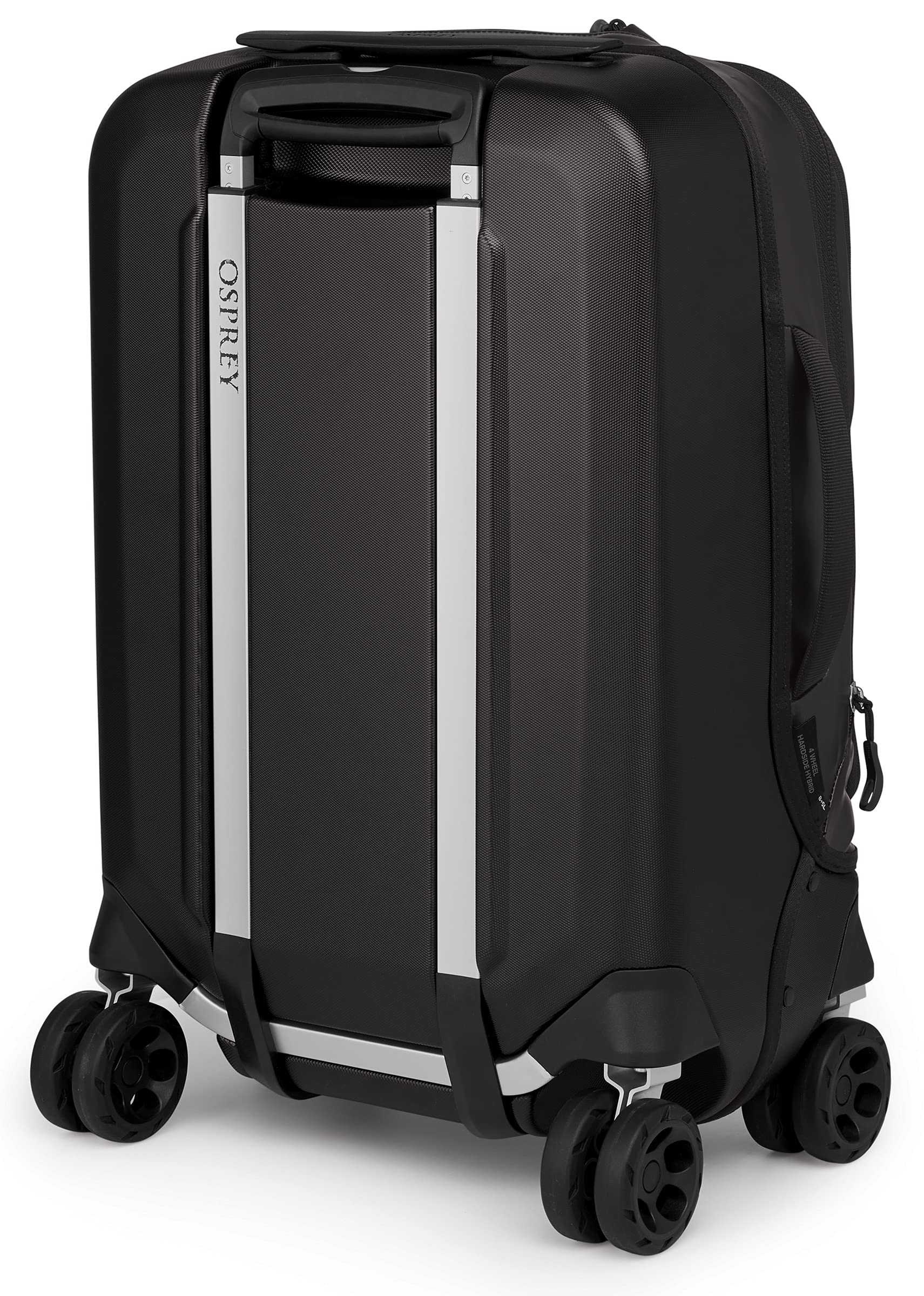 Osprey Transporter Hybrid Carry On Luggage, 4 Spinner Wheels, 22"/36L, Black