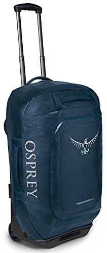 Osprey Transporter 60L Wheeled Travel Duffel Bag, Venturi Blue