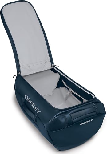 Osprey Transporter 120L Travel Duffel Bag, Venturi Blue