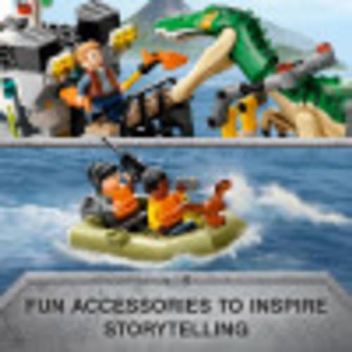 LEGO Jurassic World Baryonyx Dinosaur Boat Escape 76942 Building Kit; Cool Toy Playset for Creative Kids; New 2021 (308 Pieces)