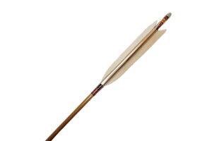 japanese traditional crafts kyudo arrow white eagle style charred bamboo 6-piece