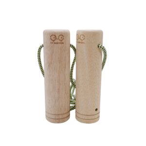 yy vertical cylinder twins 55 mm, climbing training agress (sold as pair) wood one size