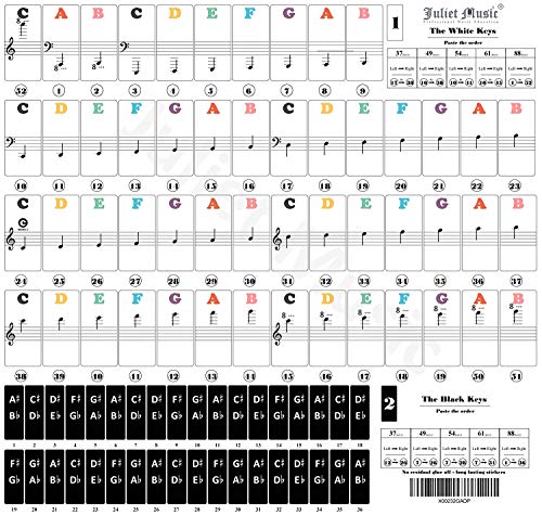 Bastien Piano Basics Level 3 Learning Set By Bastien - Lesson, Theory, Performance, Technique & Artistry Books & Juliet Music Piano Keys 88/61/54/49 Full Set Removable Sticker 3