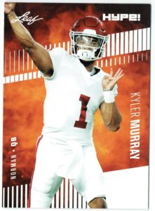 kyler murray 2019 leaf hype! #22 football 25 rookie card lot arizona