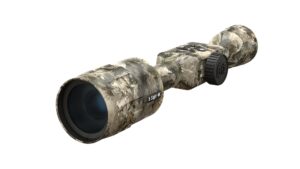 atn mossyoak x-sight-4k pro smart day/night camouflage scope w/full hd video rec, smooth zoom, bluetooth and wi-fi (3-14x, elements terra)