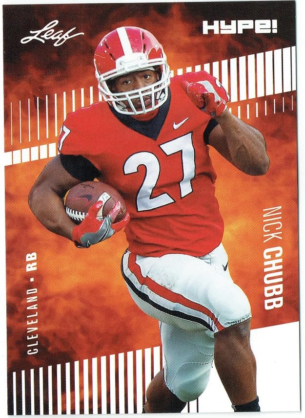 Nick Chubb 2018 Leaf HYPE! Football Rookie 25 Card Lot Cleveland #9