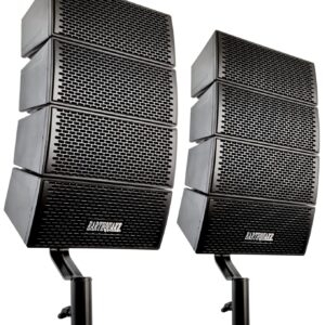 Earthquake Sound DJ-Array Gen2 4x4" Line Array Loudspeaker System, Set of 2, Black