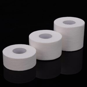 10M Length 50/38/25mm Cotton White Medical Tape Sport Binding Physio Muscle Elastic Bandage Strain Injury Support-50mm x 10m