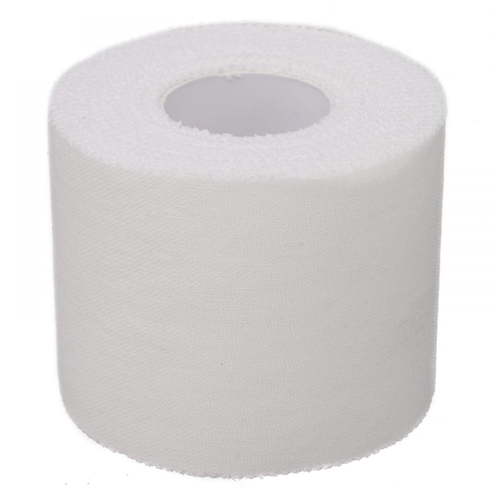 10M Length 50/38/25mm Cotton White Medical Tape Sport Binding Physio Muscle Elastic Bandage Strain Injury Support-50mm x 10m