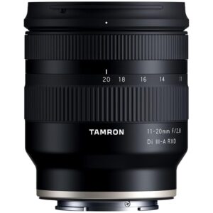 TAMRON B060 11-20mm F/2.8 Di III-A RXD Lens for Sony E-Mount (APS-C) Black Wide Angle