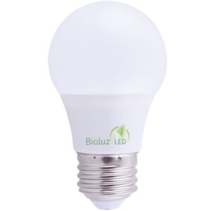 Bioluz LED Light Bulbs A15 Cool White 4000K Dimmable A15 60 Watt LED Light Bulbs (Uses 8 Watts) 4 Pack