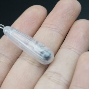 10PCS Unpainted Lure Blanks 2.09g 3.4cm Crankbait Simulation Blank Body Clear Hard Baits Trout Salmon Minnow Lure Popper Lures Topwater Freshwater 8427