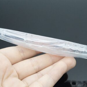 10PCS Unpainted Lure Blanks 13.73g 13cm with 7mm Free Fishing Eye Crankbait Simulation Blank Body Clear Hard Baits Trout Salmon Minnow Lure Popper Lures Topwater Freshwater 7mm 8055