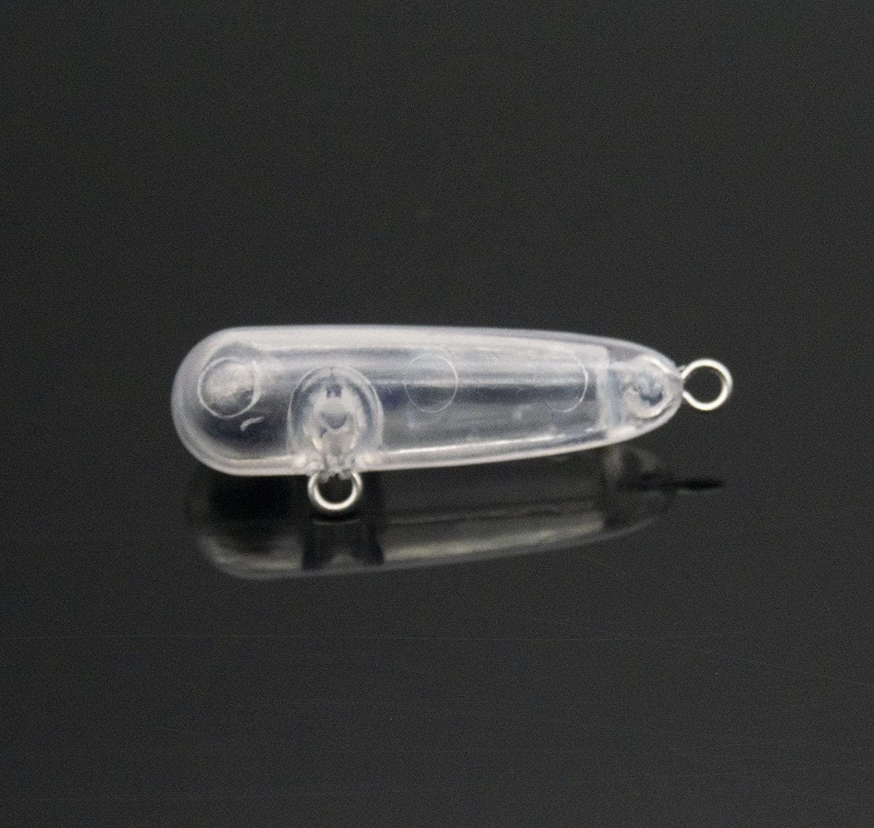 10PCS Unpainted Lure Blanks 2.09g 3.4cm Crankbait Simulation Blank Body Clear Hard Baits Trout Salmon Minnow Lure Popper Lures Topwater Freshwater 8427