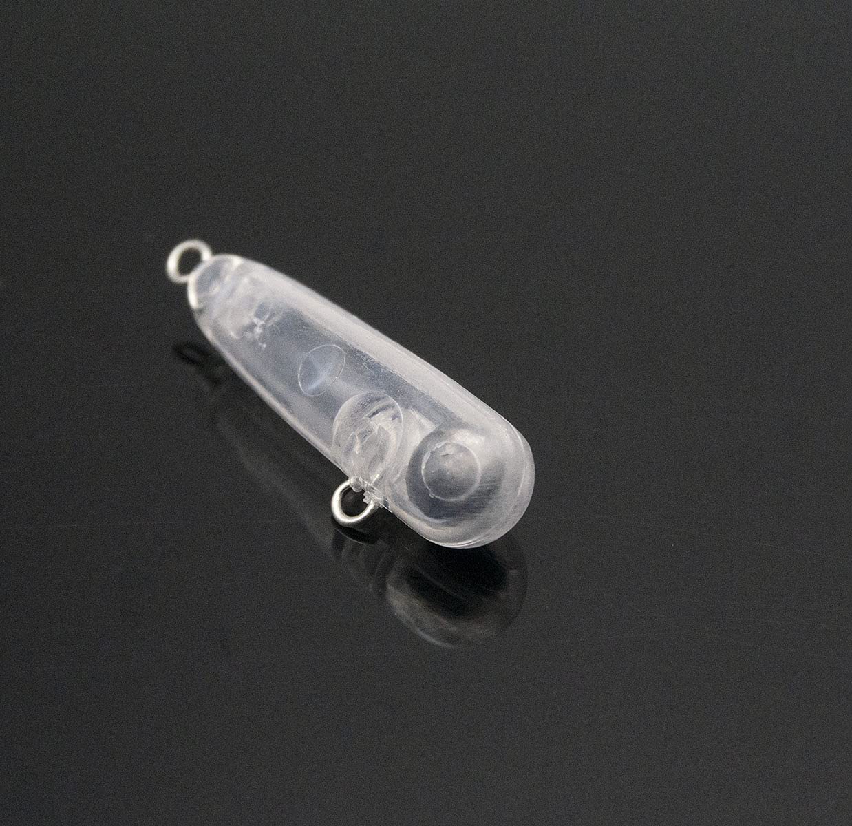 10PCS Unpainted Lure Blanks 2.09g 3.4cm Crankbait Simulation Blank Body Clear Hard Baits Trout Salmon Minnow Lure Popper Lures Topwater Freshwater 8427