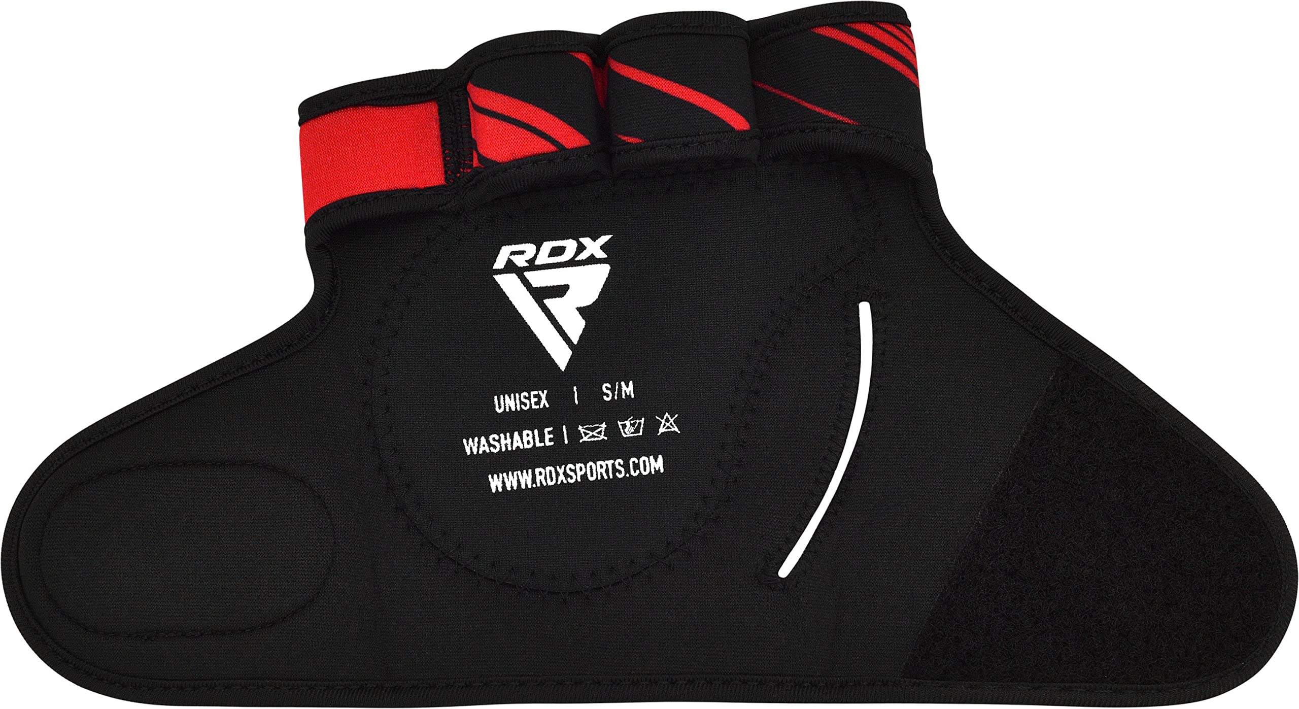 RDX Weight Lifting Gloves Grips, Workout Gym Fitness, Ventilated Anti-Slip Open Back Gripper, Deadlift Strength Training HIIT Exercise, Women Men Rowing Cycling Hanging Climbing Gymnastics Pull Ups