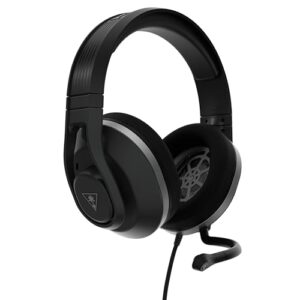 turtle beach recon 500 multiplatform gaming headset for xbox series x|s, xbox one, ps5, ps4, playstation, nintendo switch, mobile, & pc with 3.5mm - 60mm dual drivers, memory foam - black