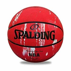 spalding marble basketball ball size 7 for women outdoor basketball without pump