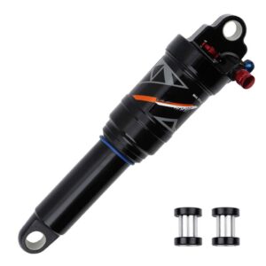 lvtu bike air rear shock absorber 165/190/200/210mm downhill suspension for xc soft tail mountain electric road (color : manual lockout, size : 190mm)