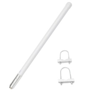 vhf fiberglass ham radio antenna,2meter 136-174mhz base antenna so239 connector for mobile radio device repeater, radio scanners,marine vhf radios with mount bracket