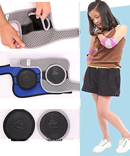 Kids Adjustable Elbow Support Brace Compression Arm Elbow Protector Pad Non-slip Sport Elbow Wrap Sleeve Arm Guard Strap Band for Arthritic Pain Relief, Injury Rehabilitation