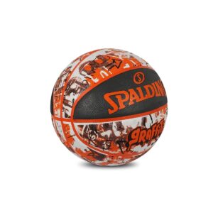 Spalding Graffiti Symbols Rubber Basketball Ball NBA Outdoor Ball for Men Size 7