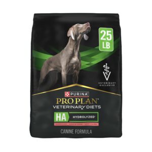 pro plan veterinary diets purina ha hydrolyzed protein dog food dry salmon flavor formula - 25 lb. bag