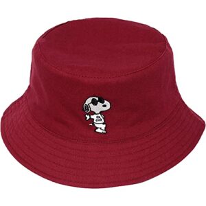 peanuts snoopy bucket hat, packable travel hat, wide brim summer hat