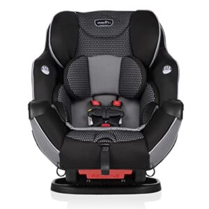 evenflo symphony all-in-one convertible car seat with freeflow (olympus black)