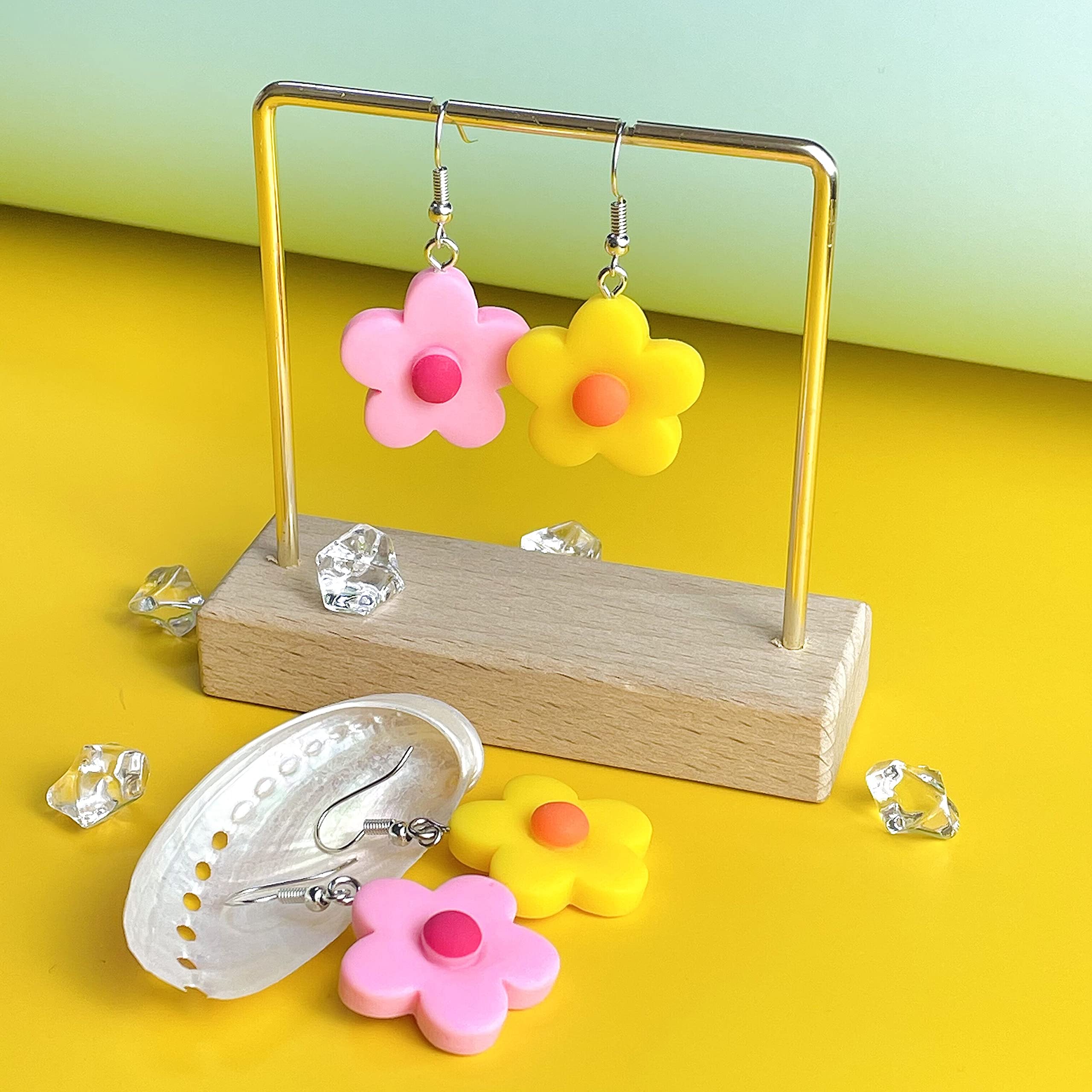 20 Pairs Weird Earrings Funny Earrings Aesthetic Indie Y2k Accessories Cool Fun Cute Funky Alt Novelty Kawaii Quirky Dangly Creative Object Crazy Drop Dangle Earrings for Women