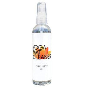 all natural yoga mat cleaner | yoga mat spray – biodegradable, made in the usa - eco friendly exercise mat wash & deodorizer for pilates, yoga, cross fit